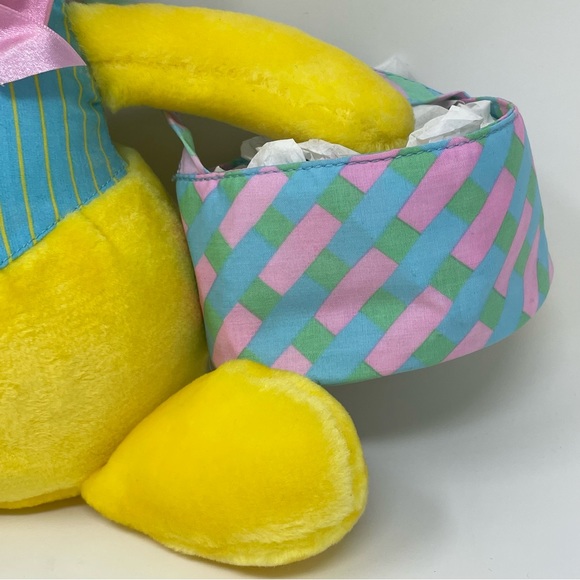 Avon | Toys | Vintage Avon Stuffed Animal Plush Easter Yellow Bunny ...